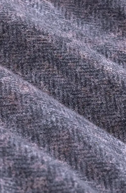 Bugatchi Alvin Shaped Fit Herringbone Cotton Shirt
