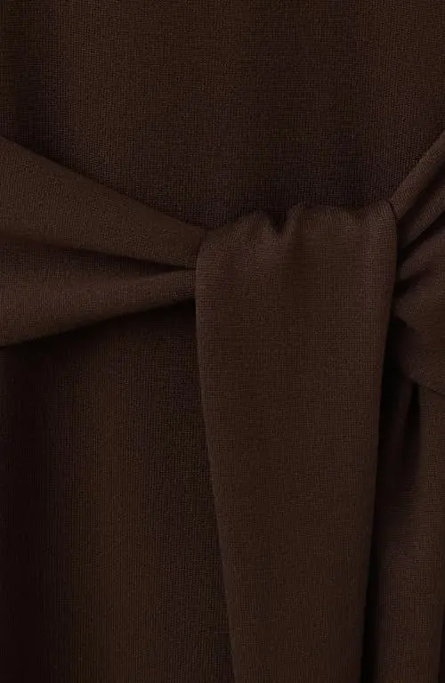 Mango Tie Detail Sleeveless Knit Dress