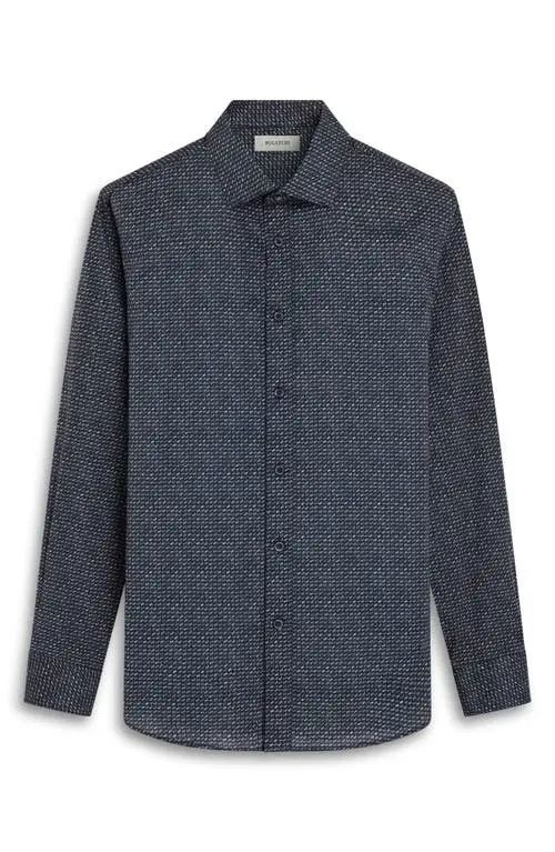 Bugatchi Axel Shaped Fit Long Sleeve Button-up Shirt