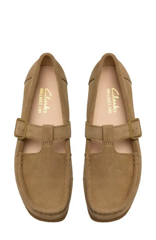 Clarks Wallabee Evo Bar Mary Jane - Dark Sand