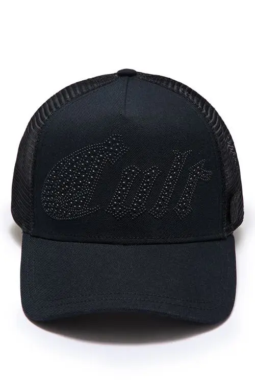 CULT OF INDIVIDUALITY Studded Mesh Back Baseball Cap