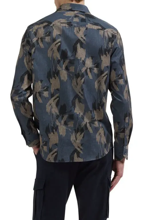 Bugatchi Julian Shaped Long Sleeve Button-up Shirt