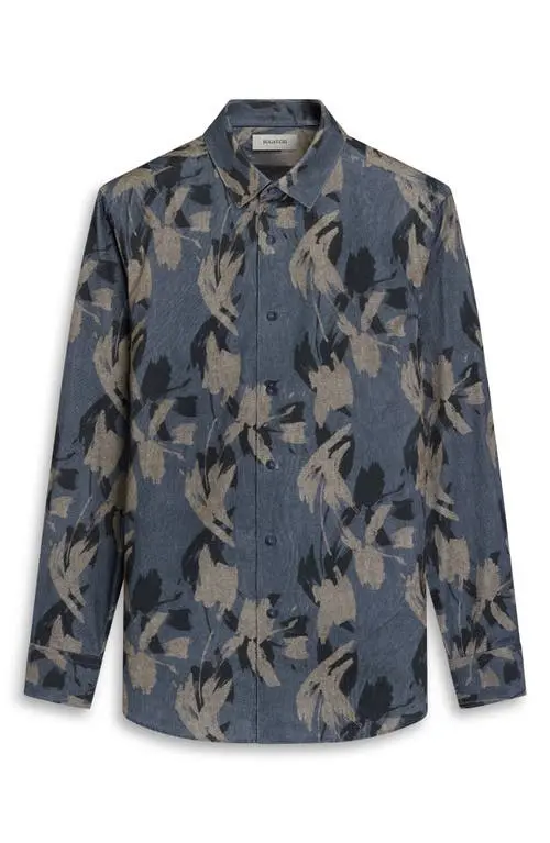 Bugatchi Julian Shaped Long Sleeve Button-up Shirt