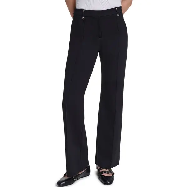 Karl Lagerfeld Paris Front Seam Straight Leg Pants