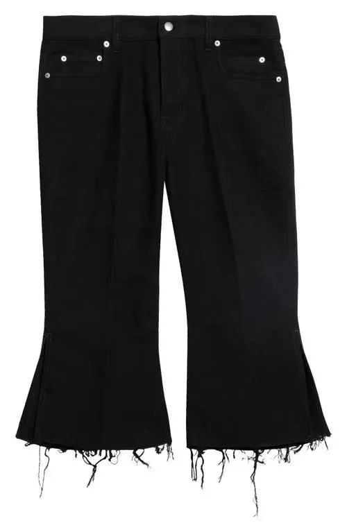 Rick Owens Bolan Cotton Twill Cutoff Jeans