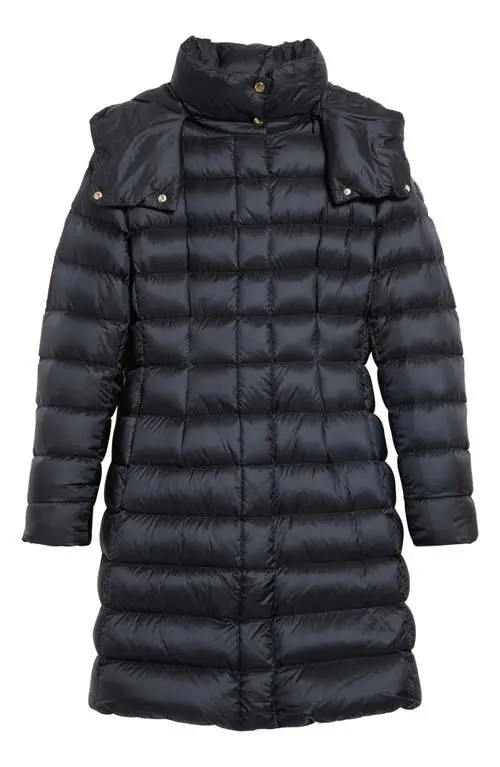 Moncler Hirmas Long Hooded Down Puffer Coat