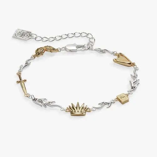 ALEX AND ANI A Court Of Thorns And Roses Nesta Archeron Linear Bracelet - Silver