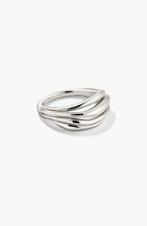Mejuri Bold Open Dôme Ring - Silver