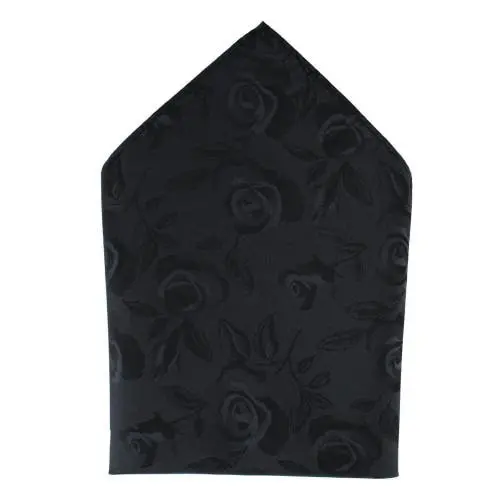 ASCENTIX Rose Print Tone On Tone Tie & Pocket Square Bundle
