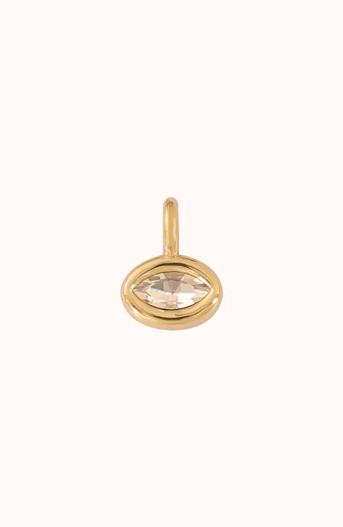 JOIANA JEWELRY Marquise Charm - Melon/gold