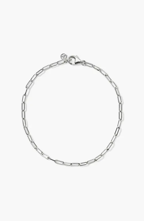 Mejuri Boyfriend Bold Bracelet - Sterling Silver