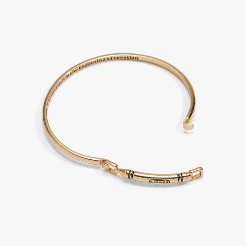 ALEX AND ANI Crayola Metal Crayon Tension Bangle - Gold