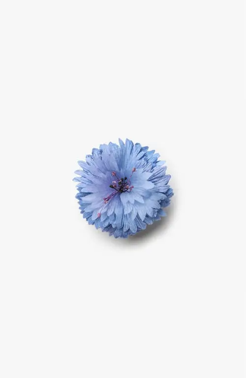 HELENA SIMON The Cornflower Floral Brooch - Blue