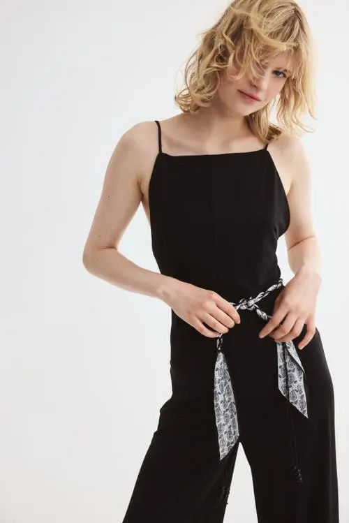 H&M Tie-belt Strappy Jumpsuit