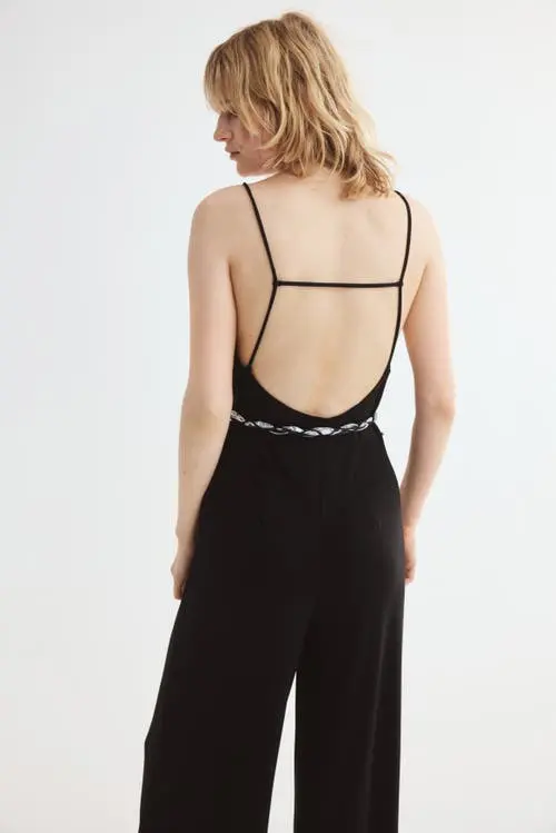 H&M Tie-belt Strappy Jumpsuit