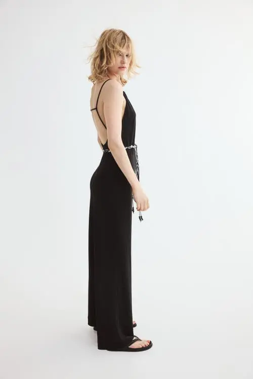 H&M Tie-belt Strappy Jumpsuit