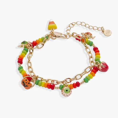 ALEX AND ANI Trick Or Treat" Charm Bracelet - Gold