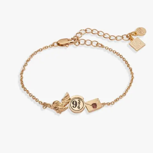 ALEX AND ANI Harry Potter Platform 9 3/4 Charm Bracelet - Gold