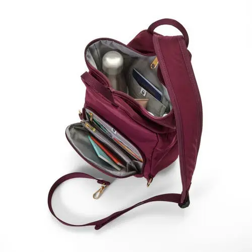 BAGGALLINI Securtex Jet Set Anti-theft Triangle Sling - Jam