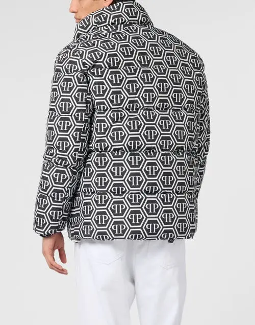 Philipp Plein Nylon Puffer Jacket Monogram