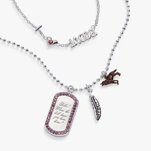 ALEX AND ANI Twilight Saga Jacob Pendant Necklace - Silver