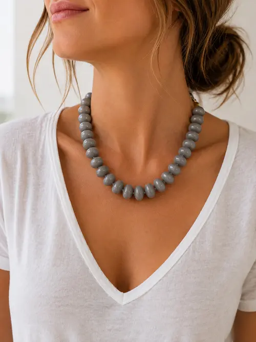 ERIN MCDERMOTT JEWELRY Silver Lining Necklace