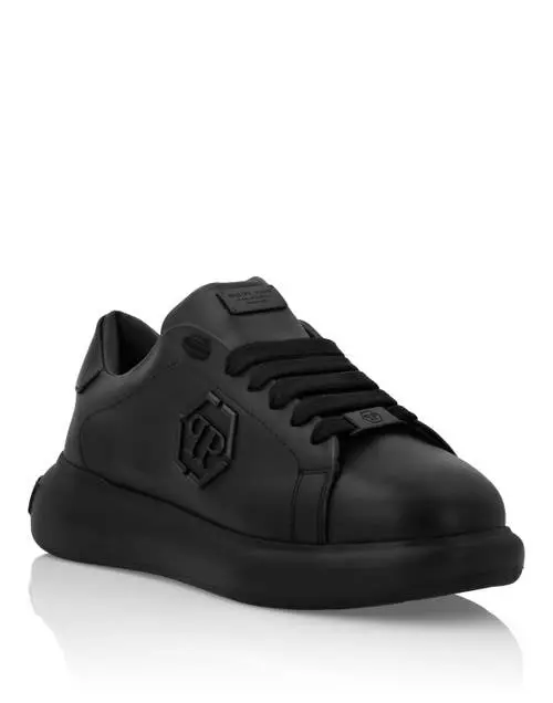 Philipp Plein Hexagon Low-top Sneakers - Black/black
