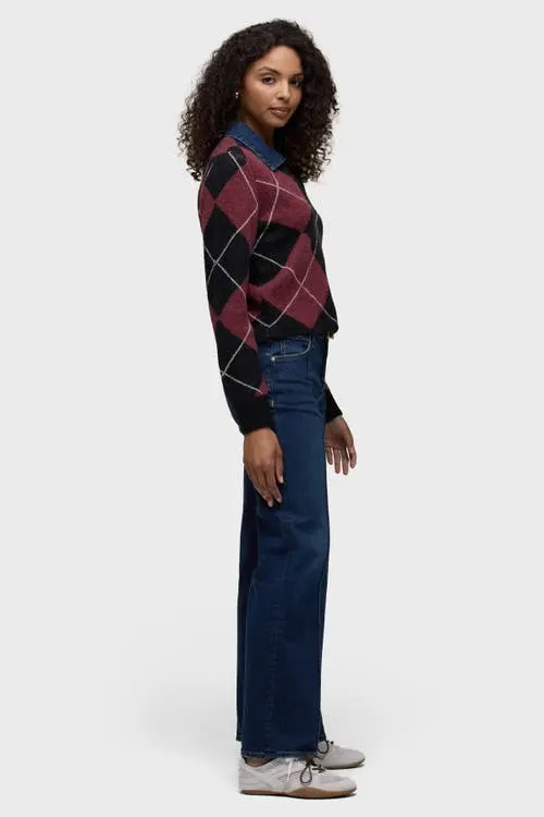 Hudson Jeans Rosie Pintuck Wide Leg Ankle