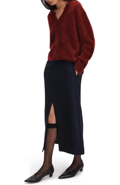 Rag & Bone Jada Brushed Cashmere V-neck Sweater - Pmgt