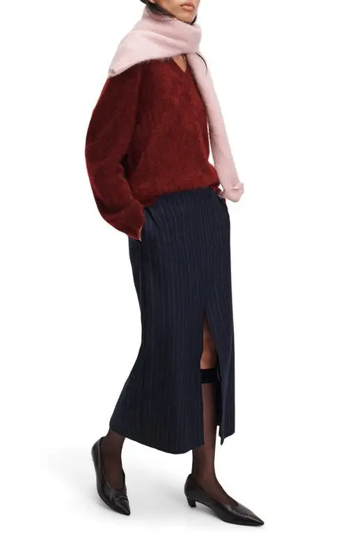 Rag & Bone Jada Brushed Cashmere V-neck Sweater - Pmgt