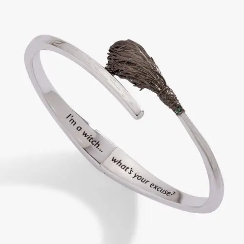 ALEX AND ANI The Wizard Of Oz Wicked Witch Broom Bypass Cuff