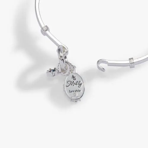 ALEX AND ANI American Girl® Molly 'lovable' Tension Bangle