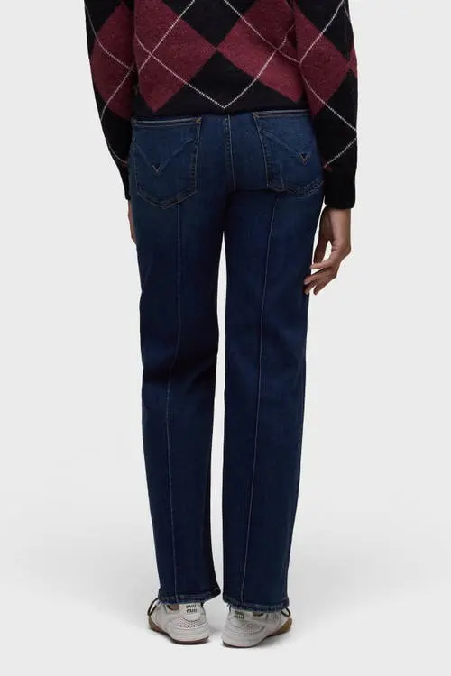 Hudson Jeans Rosie Pintuck Wide Leg Ankle Jeans