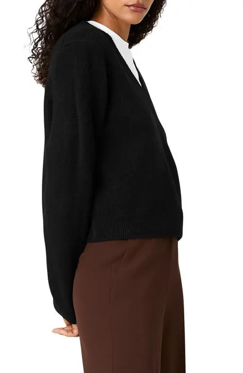 French Connection Suzie V-neck Sweater - Black