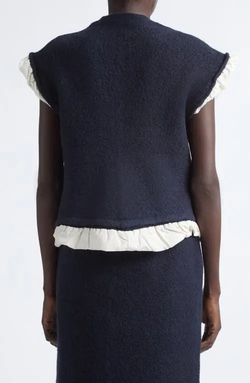 PILLINGS BY RYOTA MURAKAMI Fulling Wool Knit Vest