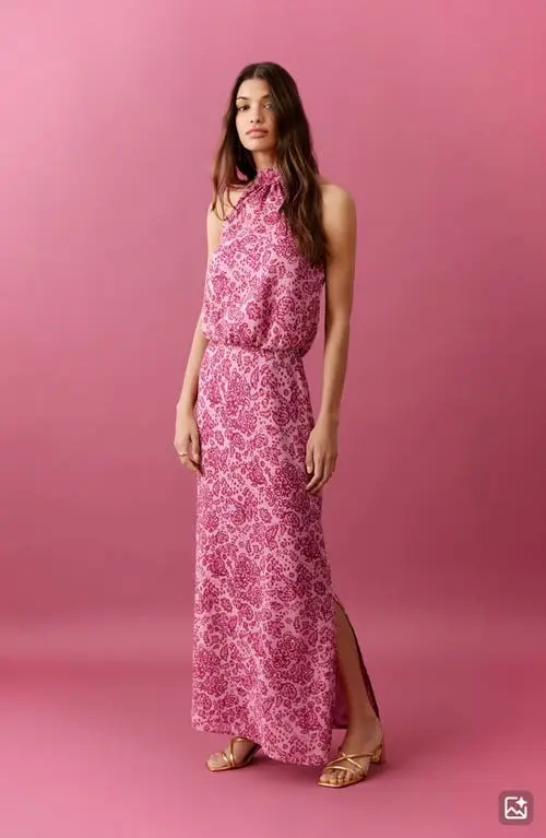 Mango Paisley Maxi Skirt