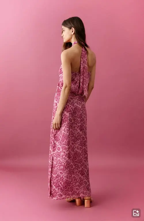 Mango Paisley Maxi Skirt