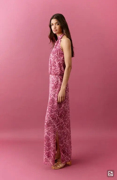 Mango Paisley Maxi Skirt