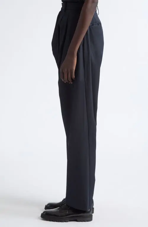 PILLINGS BY RYOTA MURAKAMI Baggy Fit Draped Pleated Pants