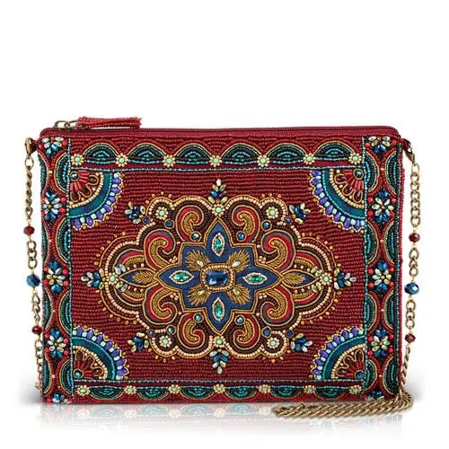 MARY FRANCES ACCESSORIES Baroque Mini Crossbody