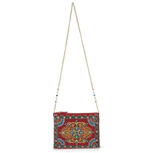 MARY FRANCES ACCESSORIES Baroque Mini Crossbody