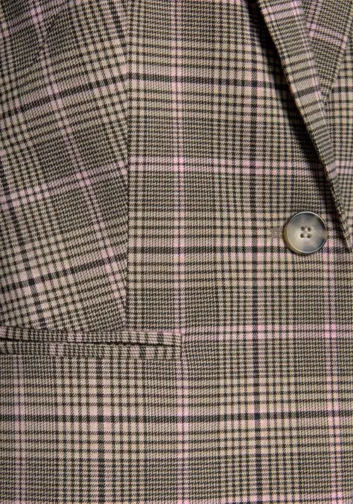 LASCANA Classic Blazer - Taupe Patterned