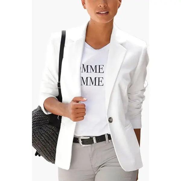 LASCANA Classic Blazer - White