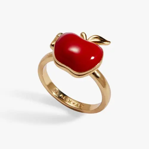 ALEX AND ANI Apple Of My Eye' Locket Ring - Gold