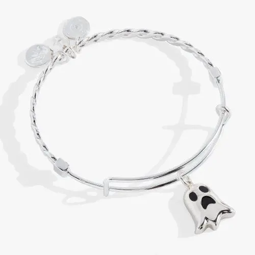 ALEX AND ANI Ghost 'only Here For The Boos' Textured Bangle