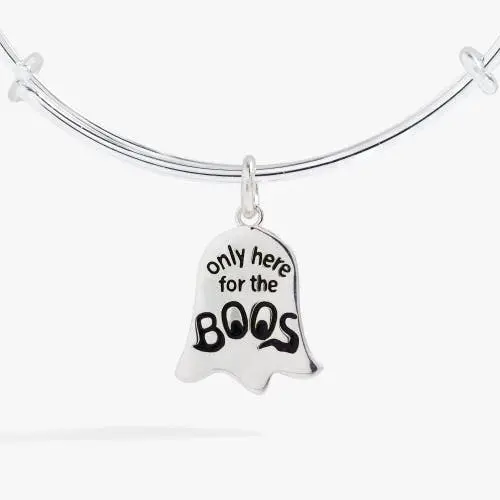 ALEX AND ANI Ghost 'only Here For The Boos' Textured Bangle