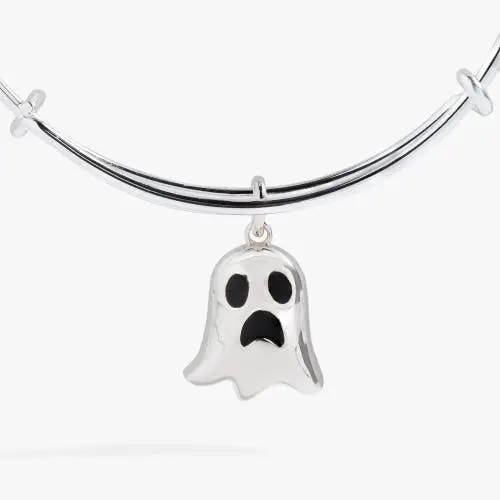 ALEX AND ANI Ghost 'only Here For The Boos' Textured Bangle