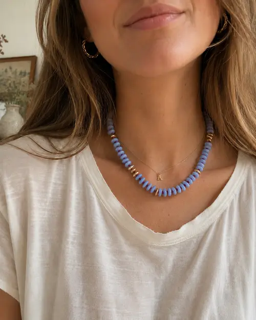 ERIN MCDERMOTT JEWELRY Seaglass Resin Necklace