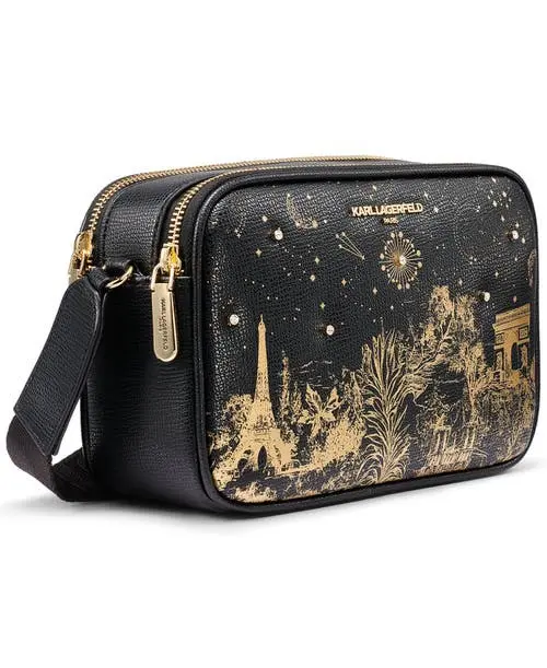 Karl Lagerfeld Paris Printed Crossbody Bag