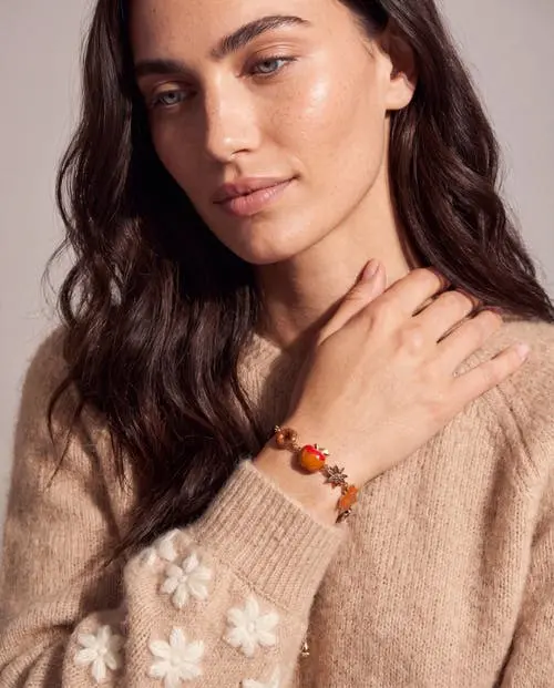 ALEX AND ANI Apple Cider & Spices Charm Bracelet